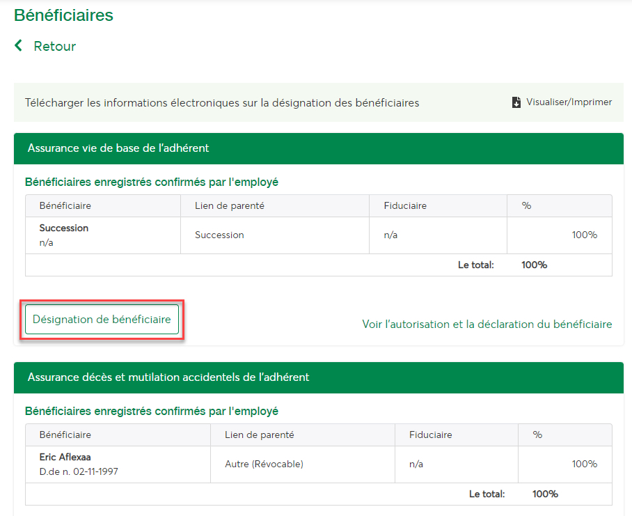 Changement Bnficiaire Assurance Vie Avant Dcs