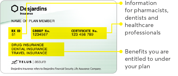 Your payment card - DFS - Desjardins Life Insurance